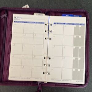 Mead | Office | Vintage Mead Pocket Zipper Planner | Poshmark